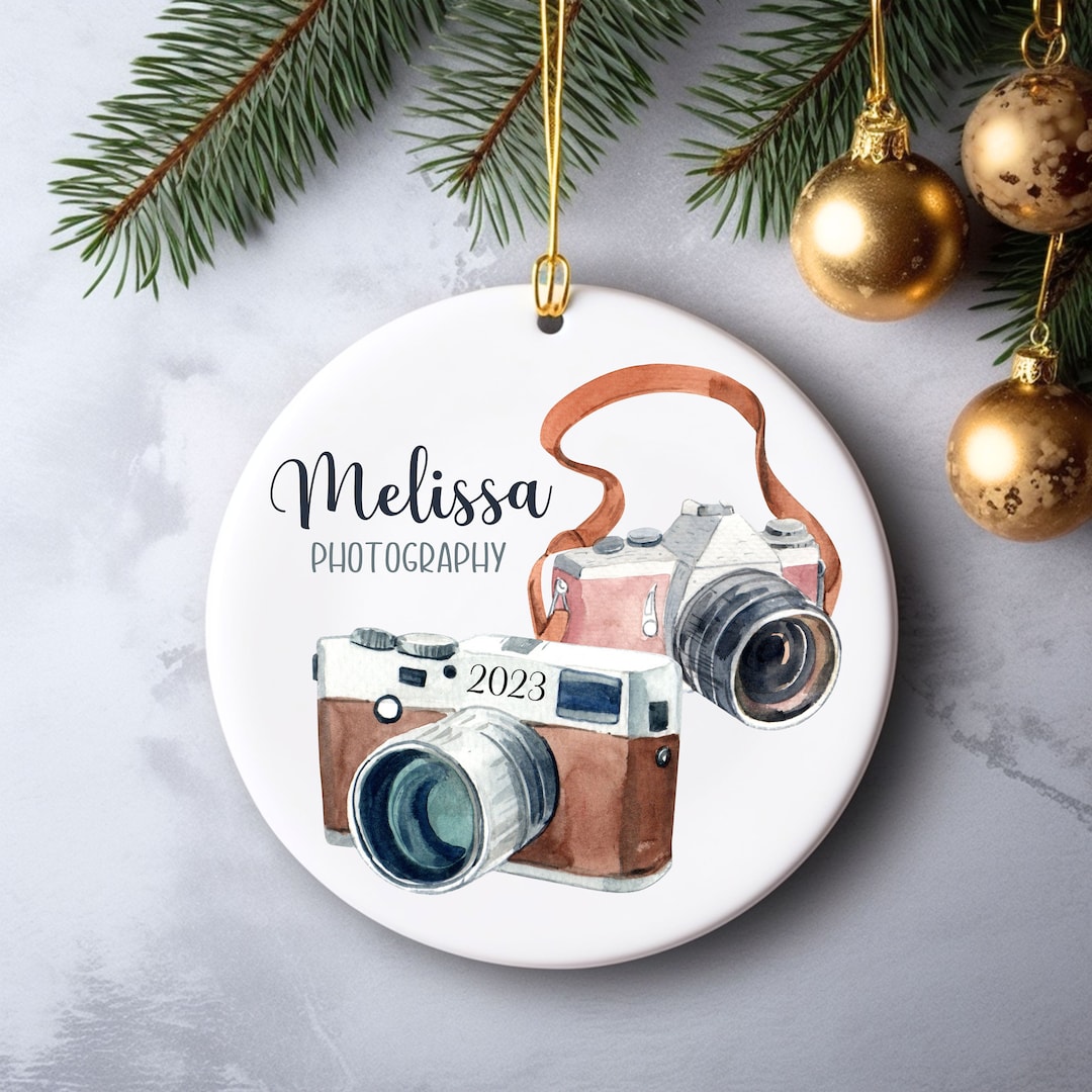 Personalized Photographer Ornament, Christmas Ornament for Photography ...