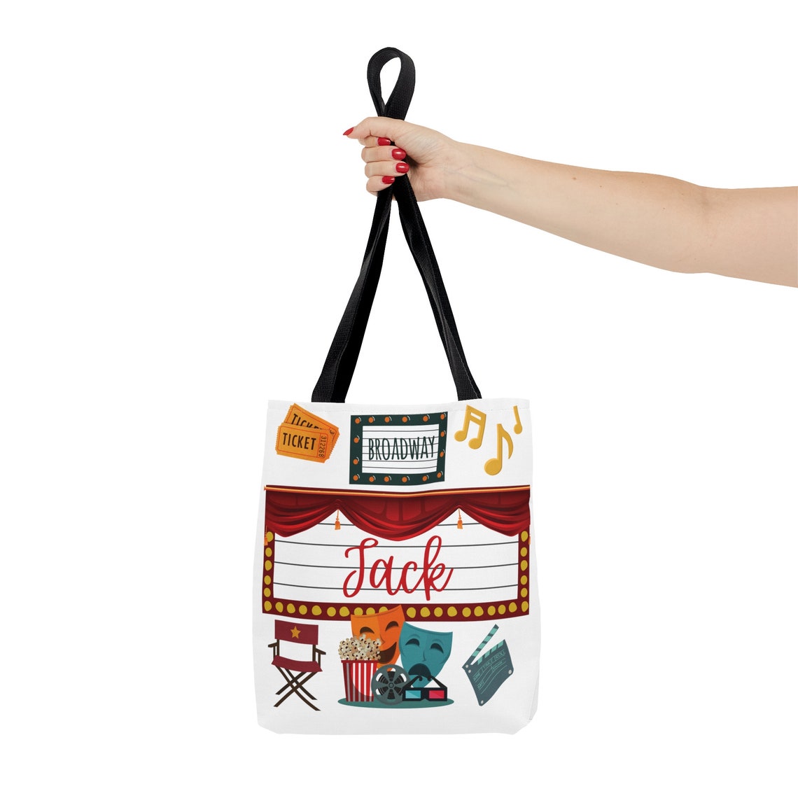 Personalized Theater and Drama Tote Bag, Gift for Theater Student ...