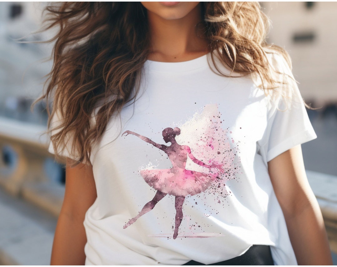 Ballerina T-shirt, Ballet Shirt, Dance Tee, Dancer Gift, Gift for ...