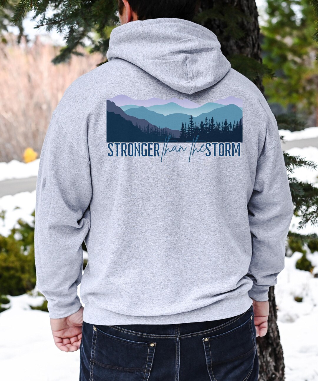 WNC Stronger Than the Storm Hoodie, Hurricane Relief, WNC Strong ...