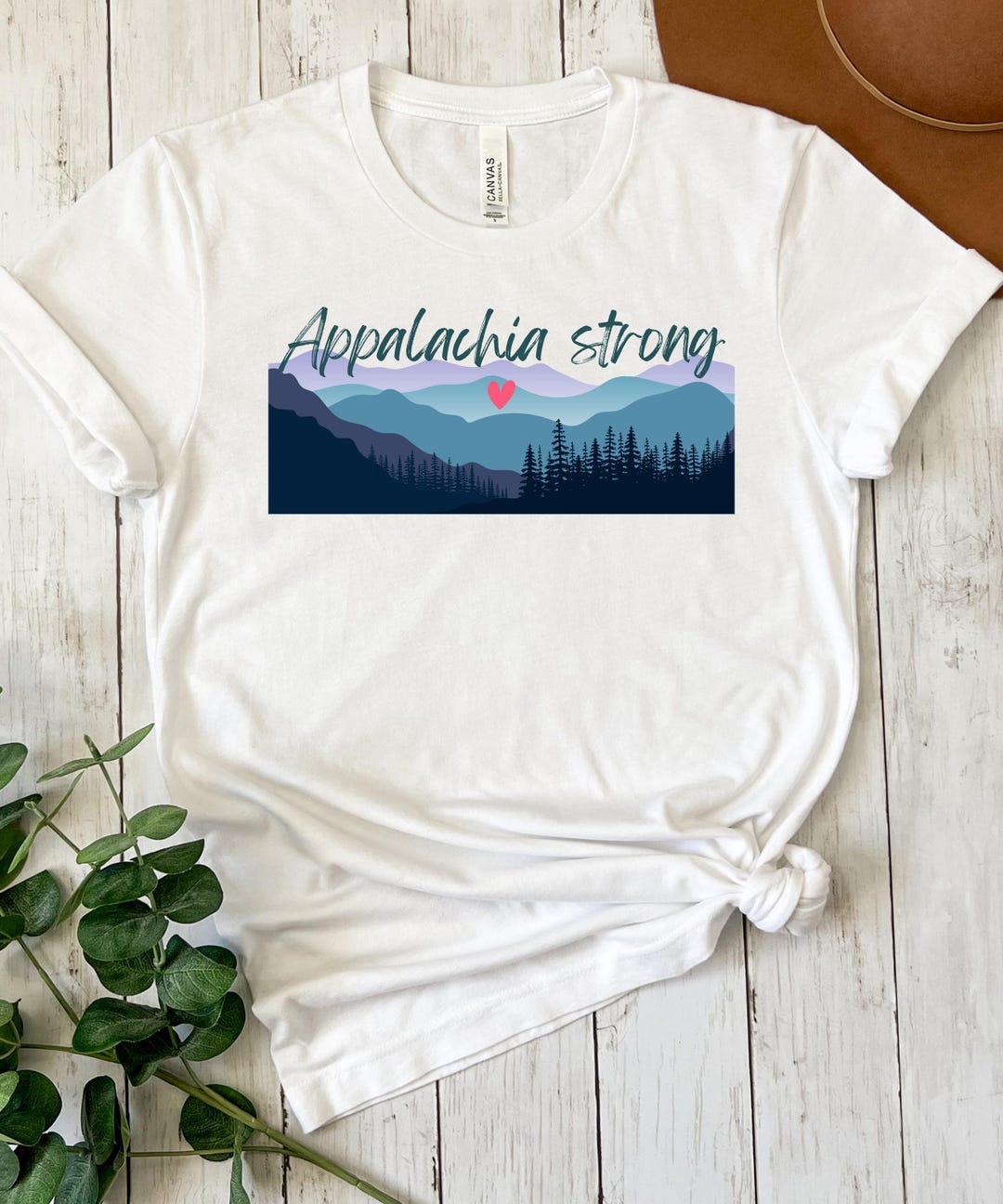 Appalachia Strong Bell Canvas, Mountain Strong, Hurricane Relief Tshirt ...