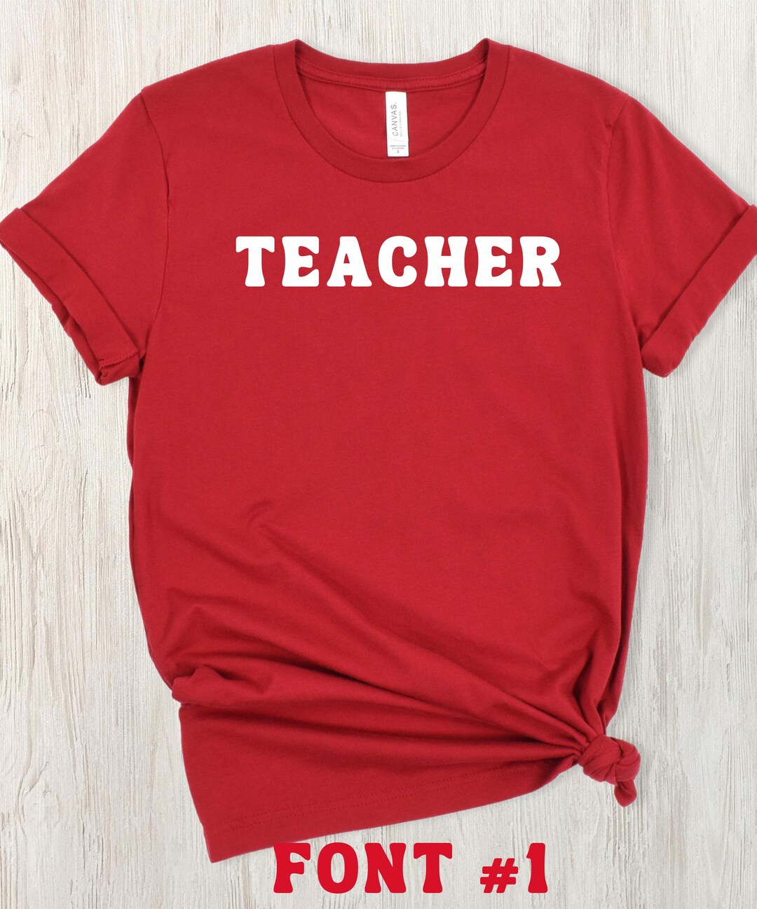 Wear Red for Public Education T-shirt, Teacher Shirt, Personalized ...