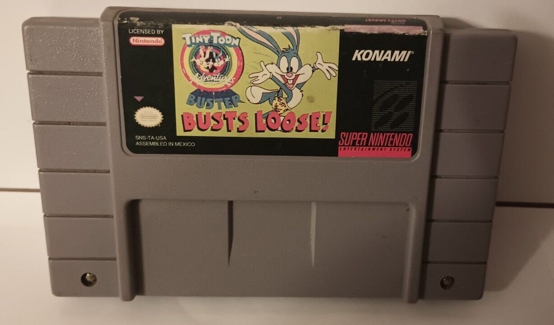 Tiny Toon Adventures Buster Busts Loose Super Nintendo SNES - Etsy Canada