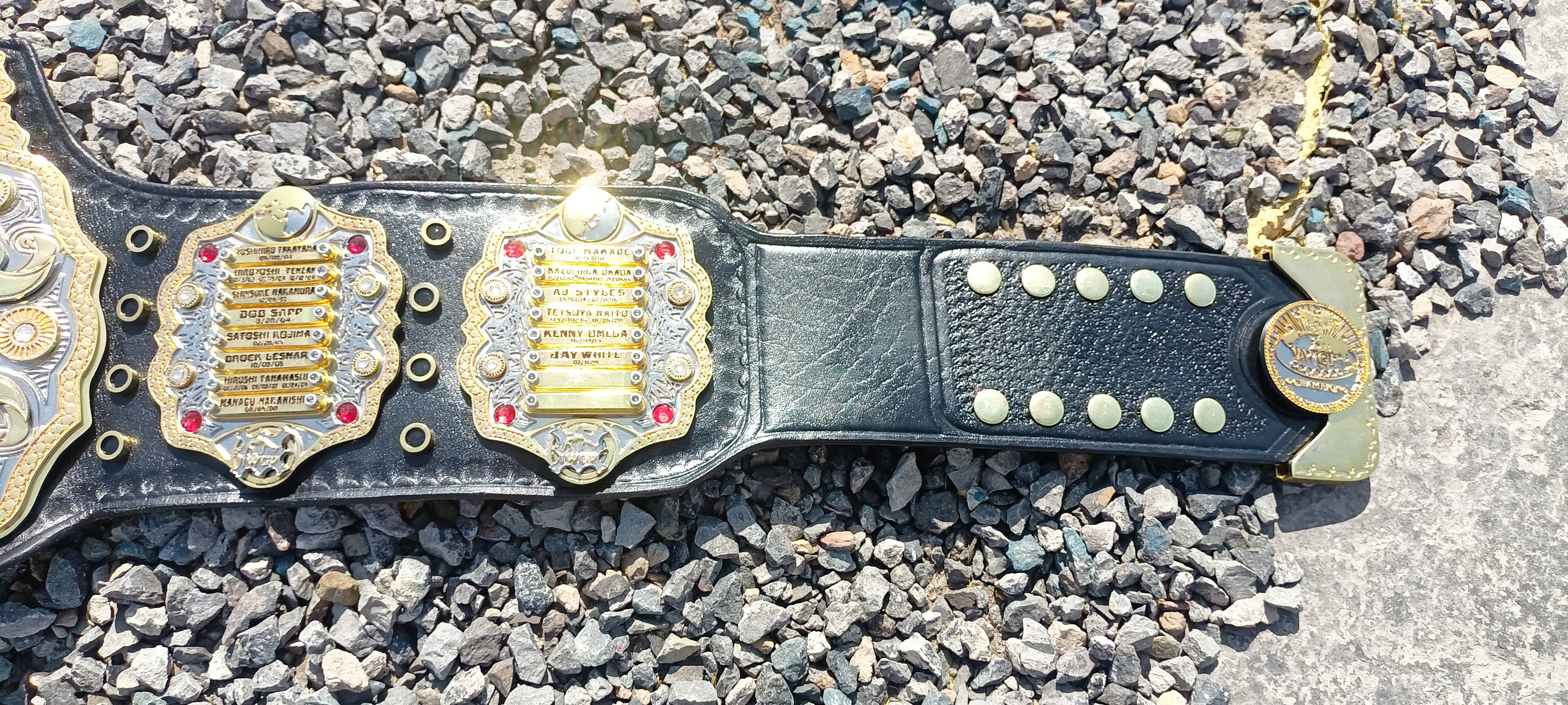New IWGP V4 Heavyweight Championship Replica Belt, Free Custom ...