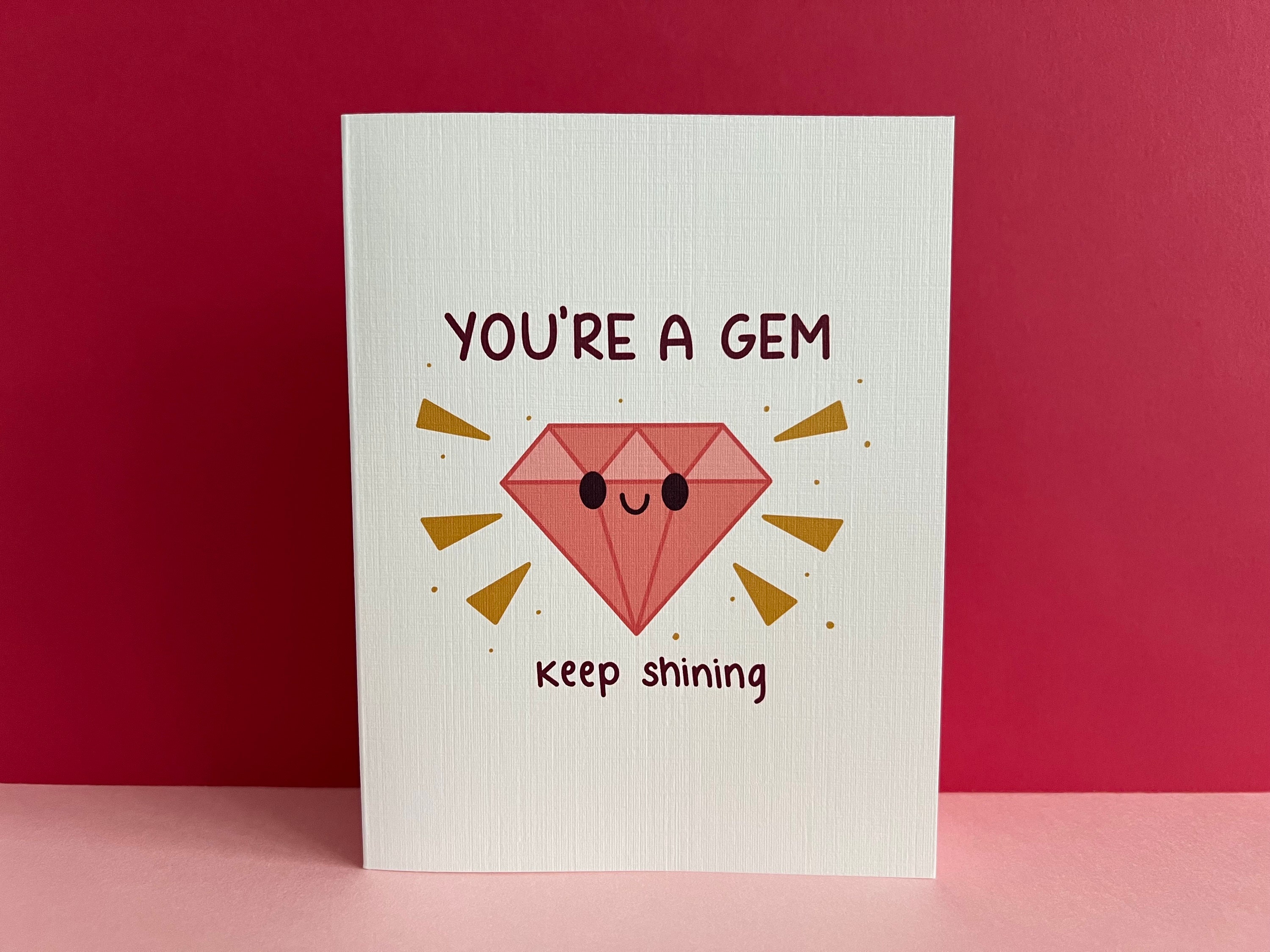 Youre a Gem Greeting Card Birthday Card Thank You Card Just Because ...