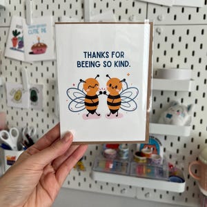 Thanks for Beeing so Kind - Greeting Card - Thank You Card - Artist ...