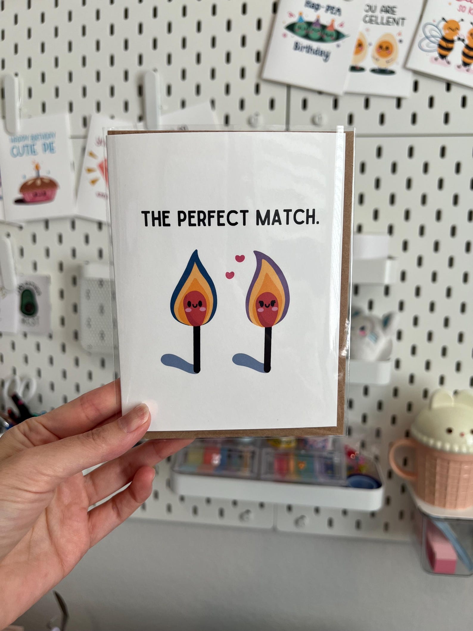 A Perfect Match - Greeting Card - Anniversary Card - Valentines Card ...