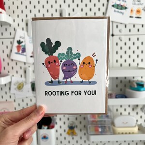 Rooting for You - Greeting Card - Congratulations Card - Just Because ...