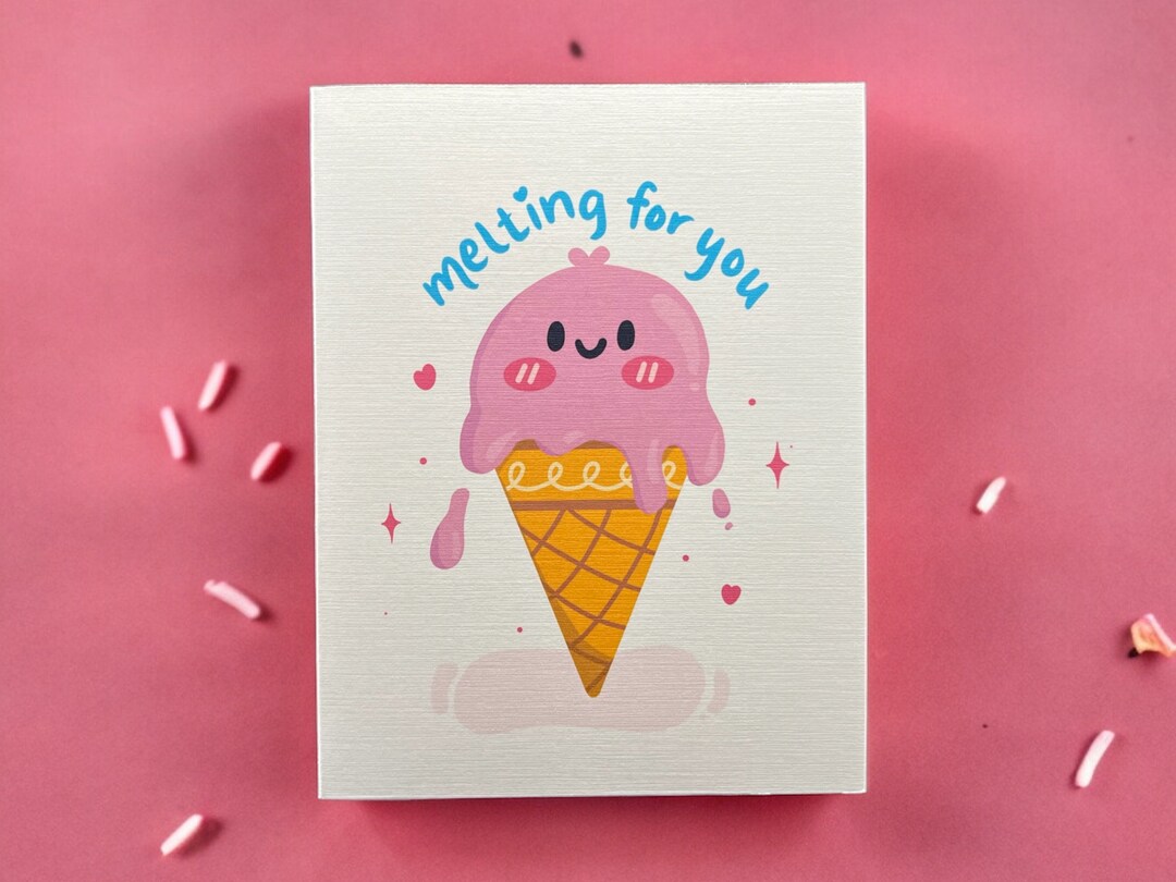 Melting for You - Greeting Card - Anniversary Card - Valentines Card ...