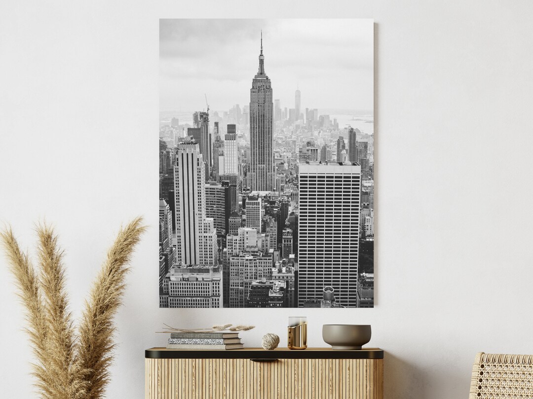 Skyscraper Print / Travel Decor / Large 3D Canvas / Framed Wall Art ...