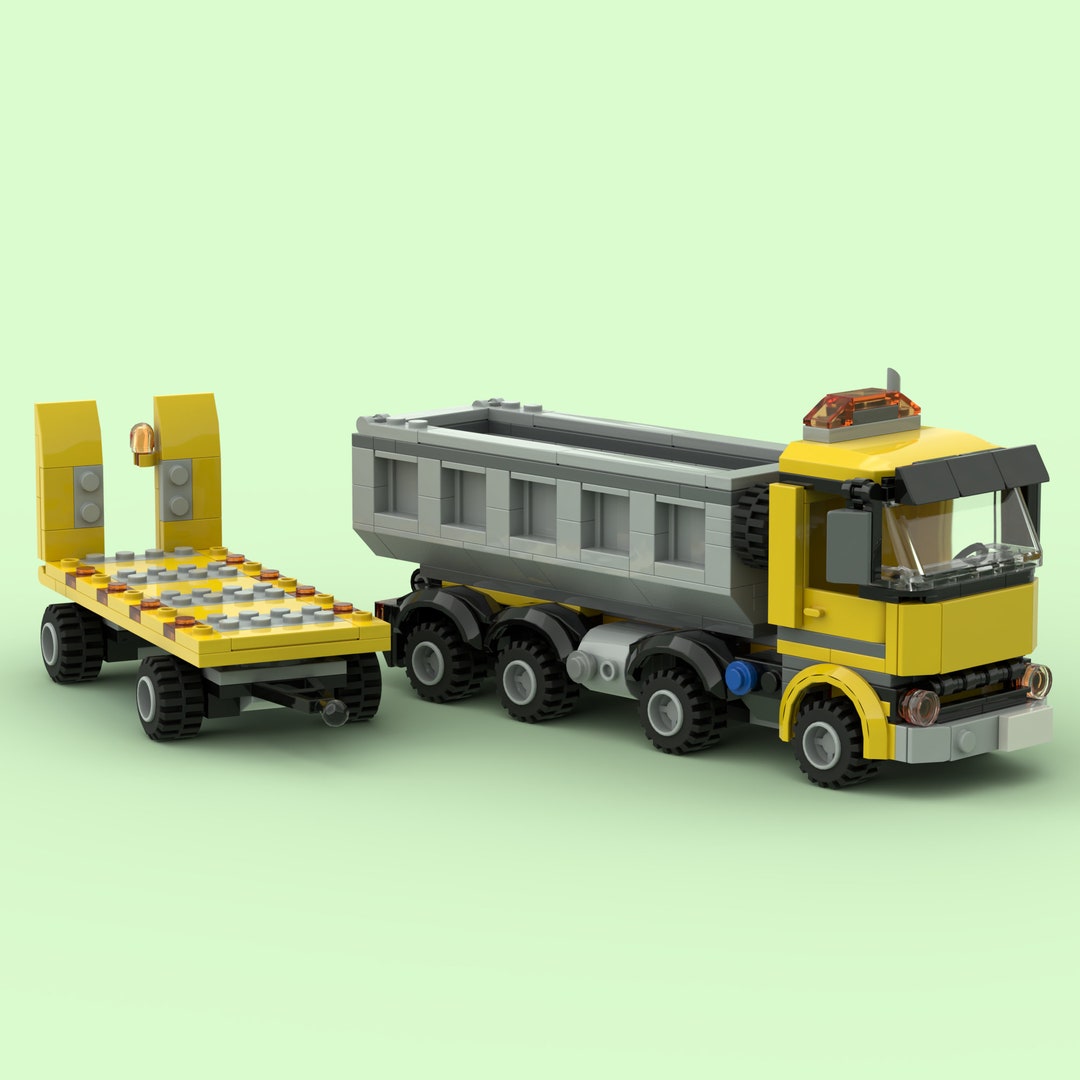 Construction Tipper With Trailer - Etsy