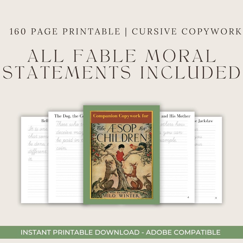 Aesops Fables - Etsy