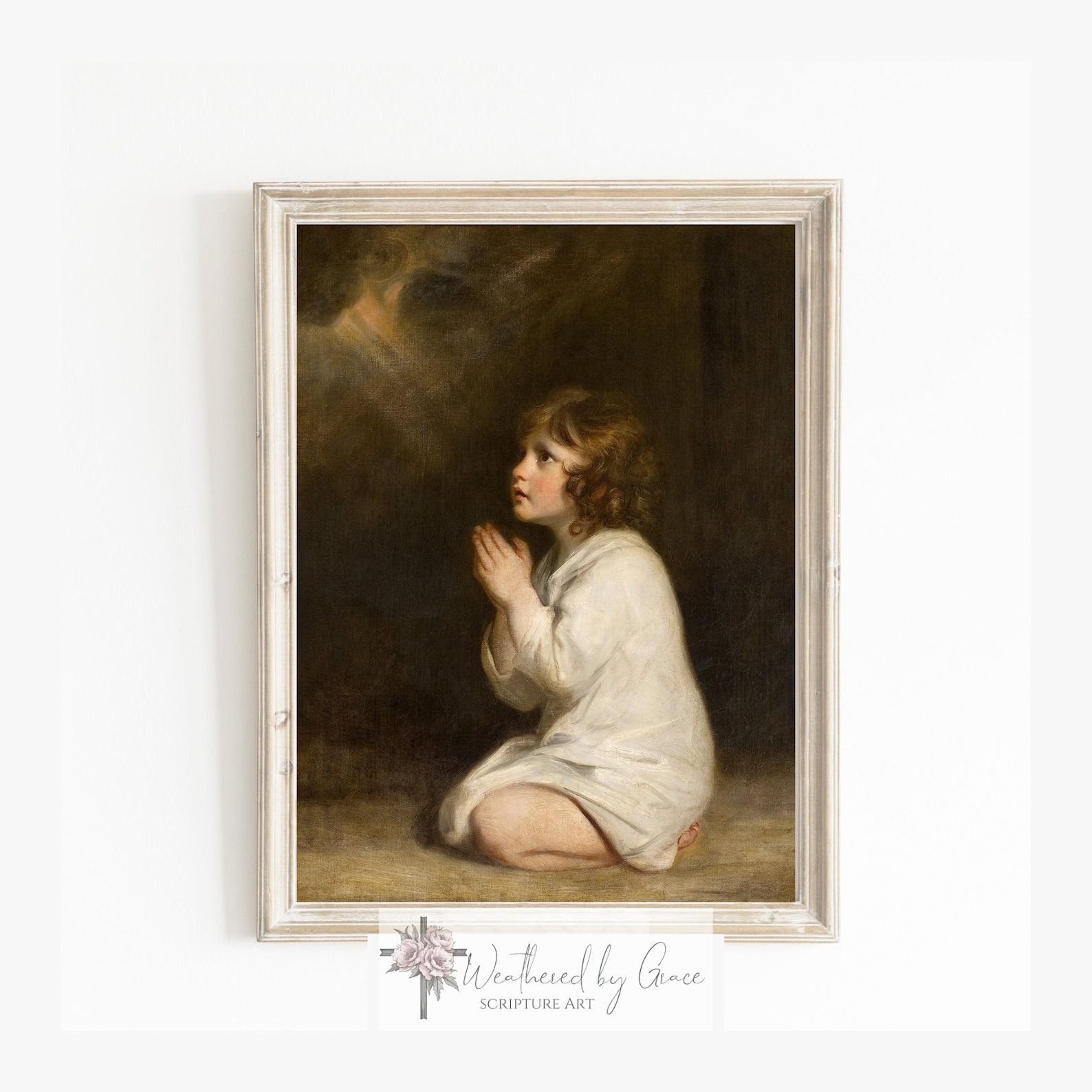 Vintage 1776 Wall Art | Little Samuel Praying | Praying Child | Vintage ...