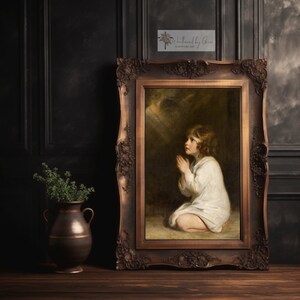 Vintage 1776 Wall Art | Little Samuel Praying | Praying Child | Vintage ...