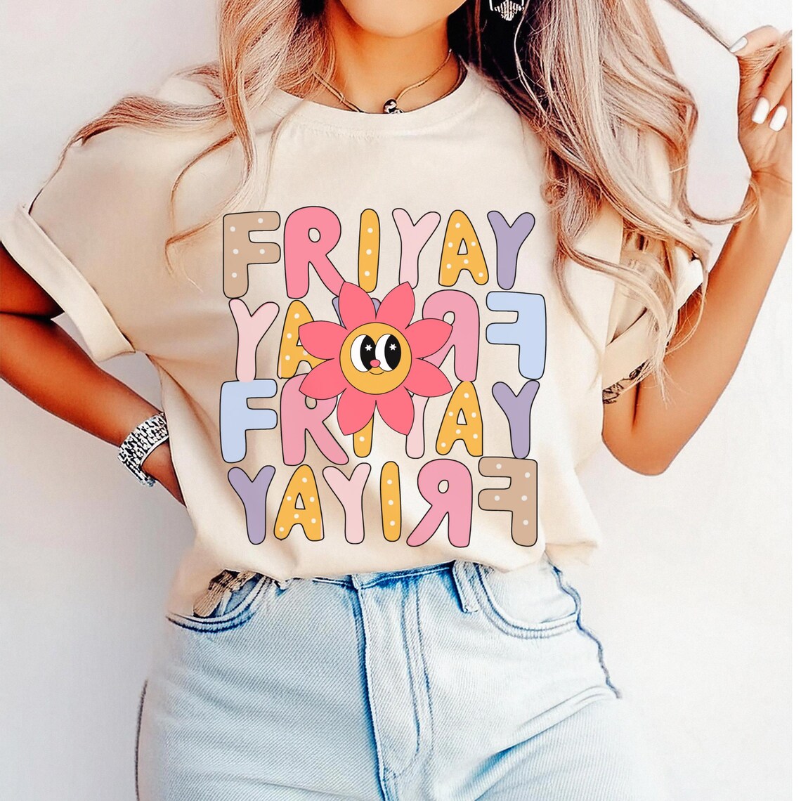 Fri-yay Teacher T-shirt: Comfort Colors Trendy Tee - Etsy