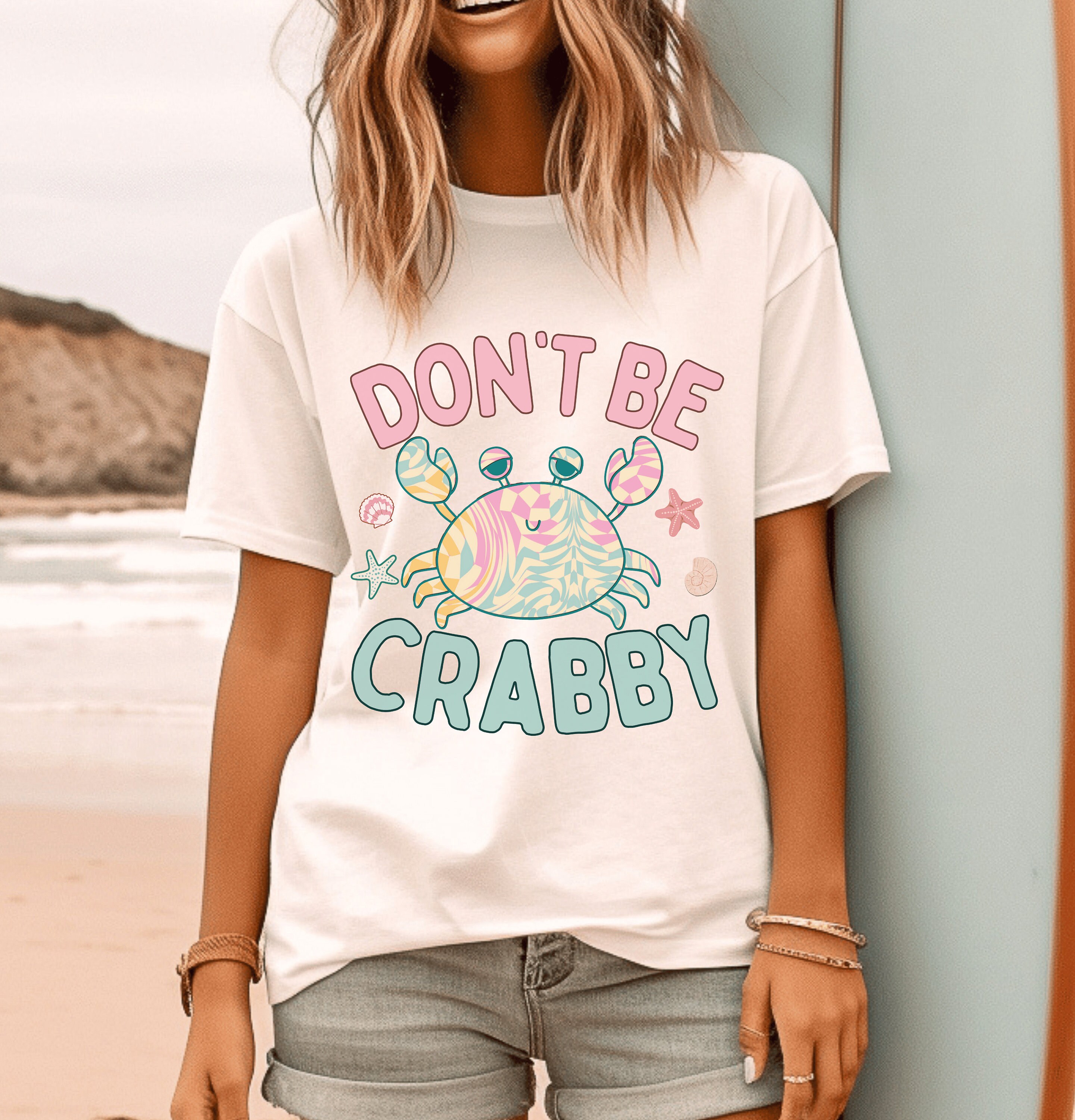 Comfort Colors T-shirt, Don't Be Crabby T-shirt, Summer T-shirt, Women ...