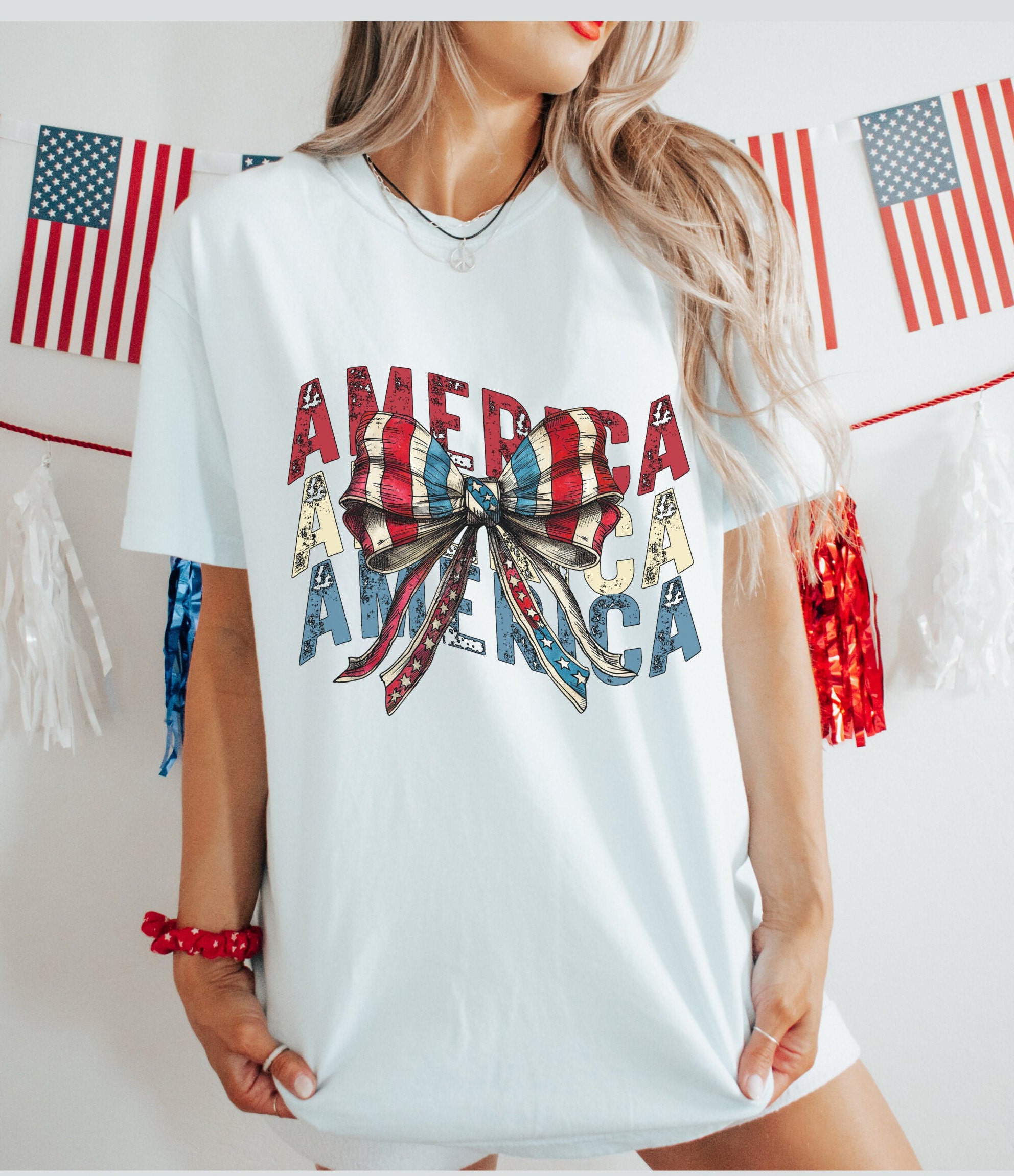 Fourth of July T-shirt, USA Tshirt, Comfort Colors® T Shirt, Rustic ...