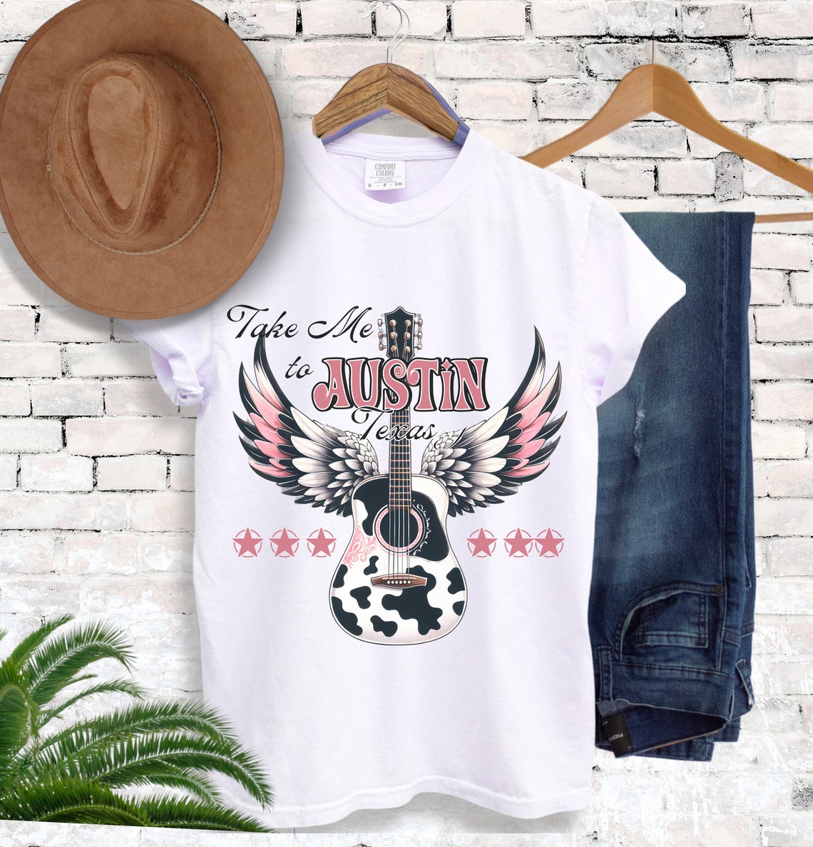 Austin Texas T-shirt, Comfort Colors Shirt, Unisex Tee, Guitar T-shirt ...