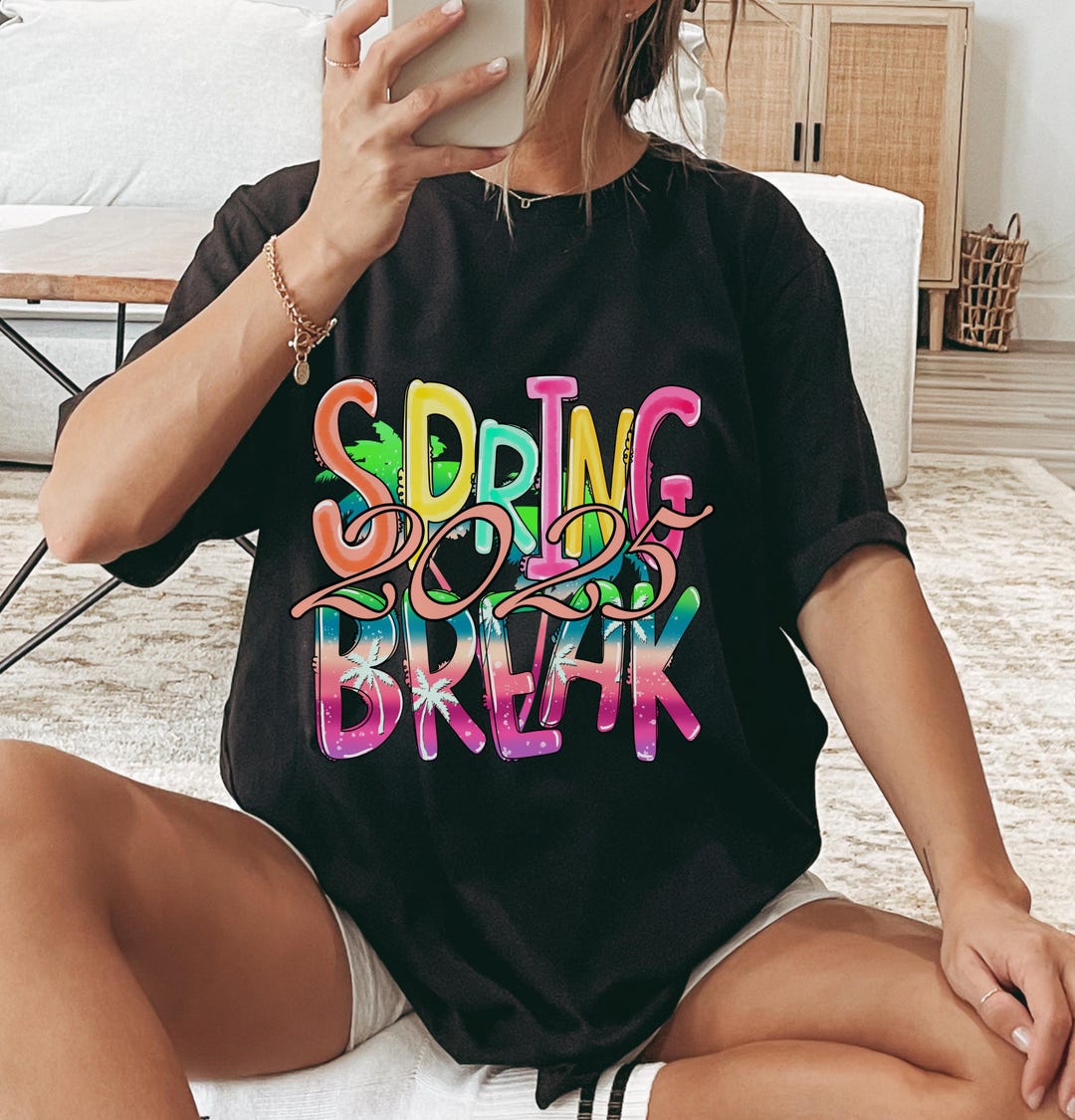 Spring Break T-shirt, Comfort Colors T-shirt, Personalized Spring Break ...