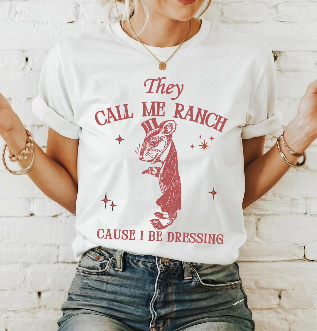 They Call Me Ranch Rat T-Shirt - Comfort Colors Tee - Etsy España