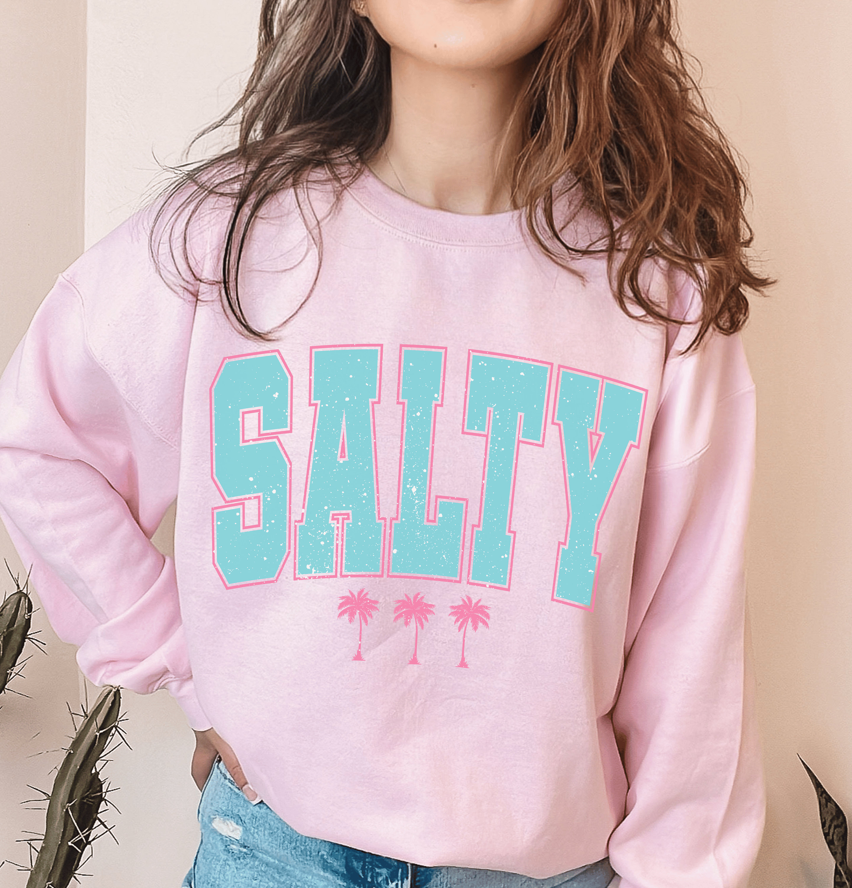 Salty Sweatshirt, Beach Sweatshirt, Summer Sweatshirt, Boho Summer ...