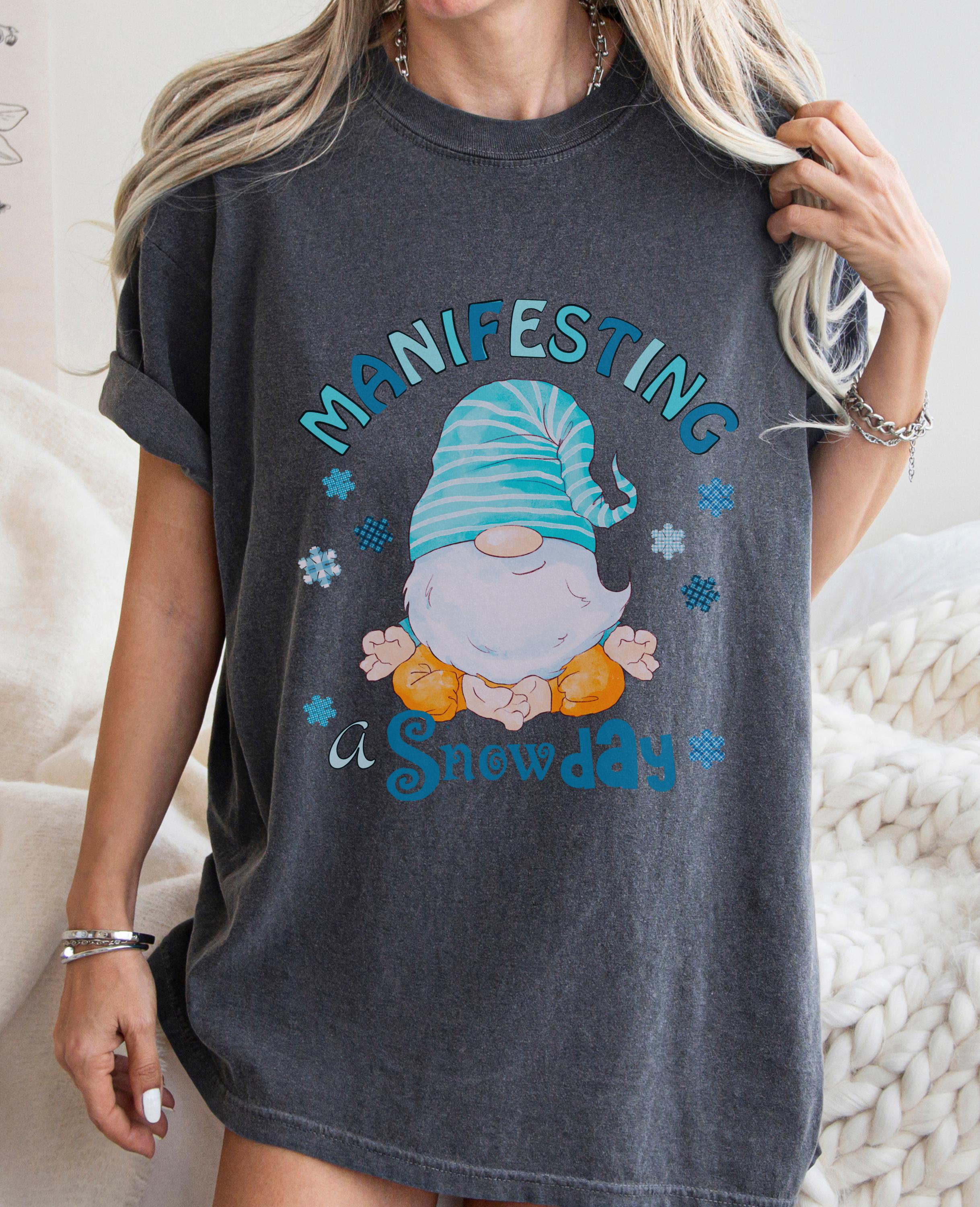 Comfort Colors Winter T-shirt: Snow Day Graphic Tee - Etsy