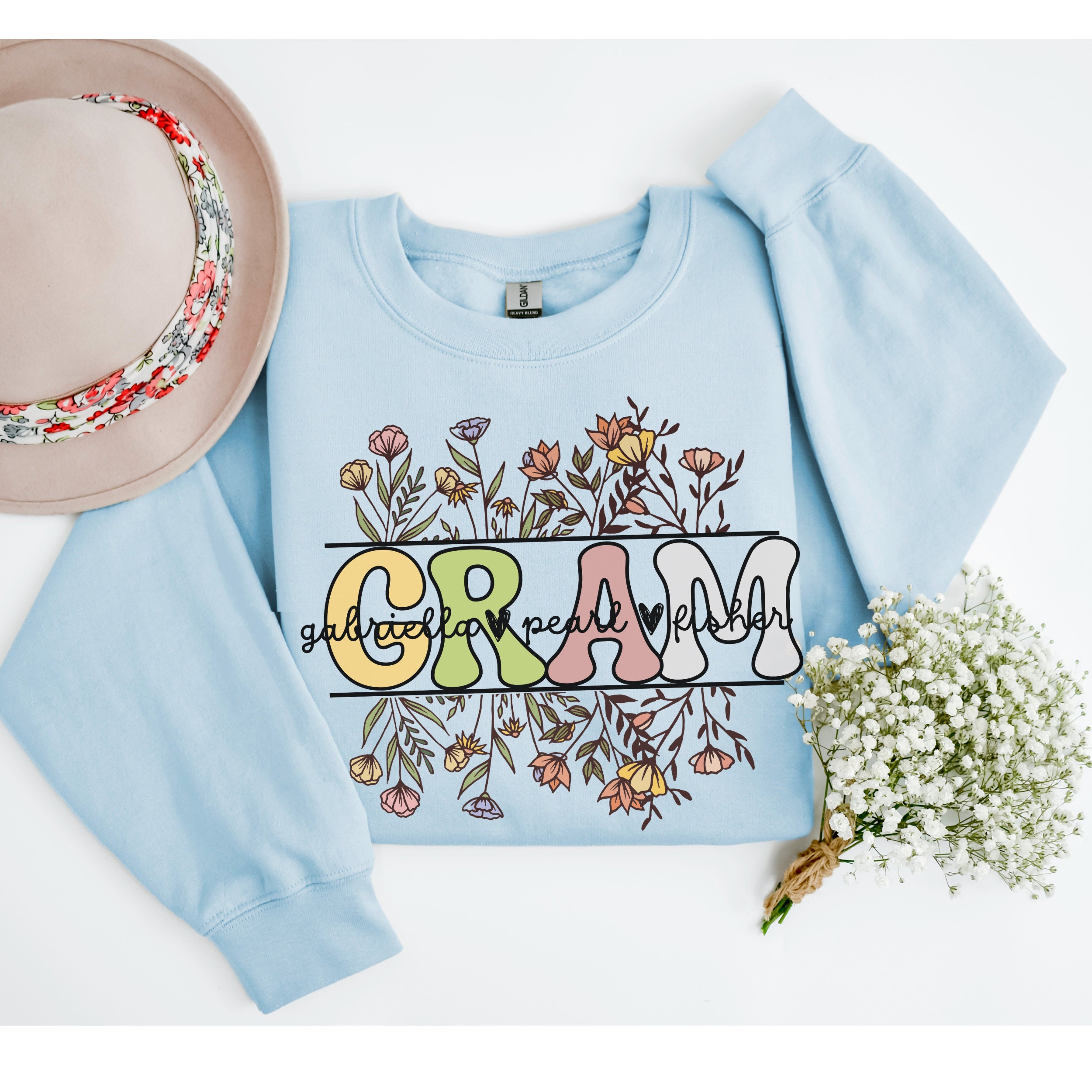 Custom Mother's Day Sweatshirt, Spring Sweatshirt, Custom Crewneck ...