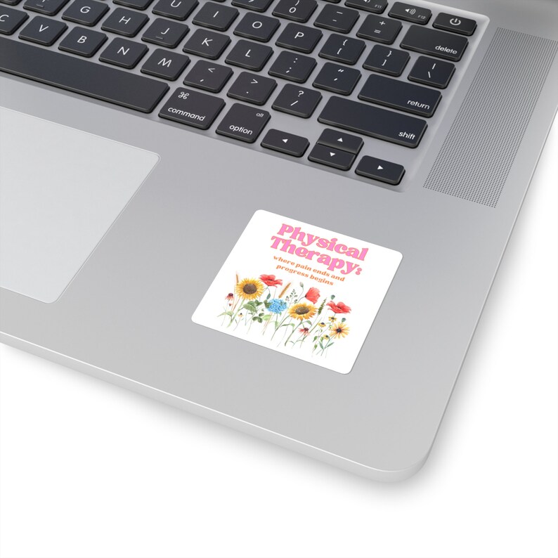 Square Physical Therapy Sticker pain Ends and Progress Begins - Etsy