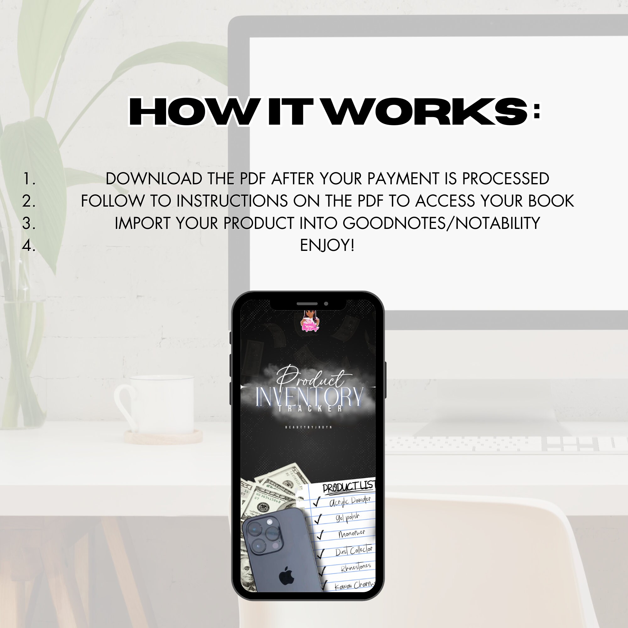 Editable Inventory Log, Inventory Tracker, Product Inventory, Inventory ...