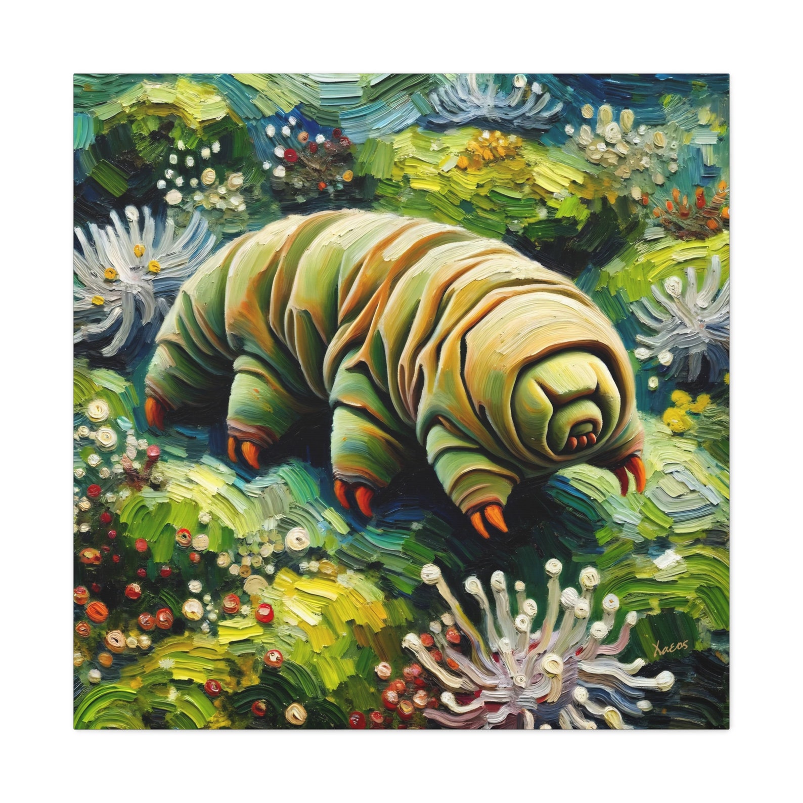 Tardigrade an Original Print by Khaos Done in the Artistic Style of Van ...