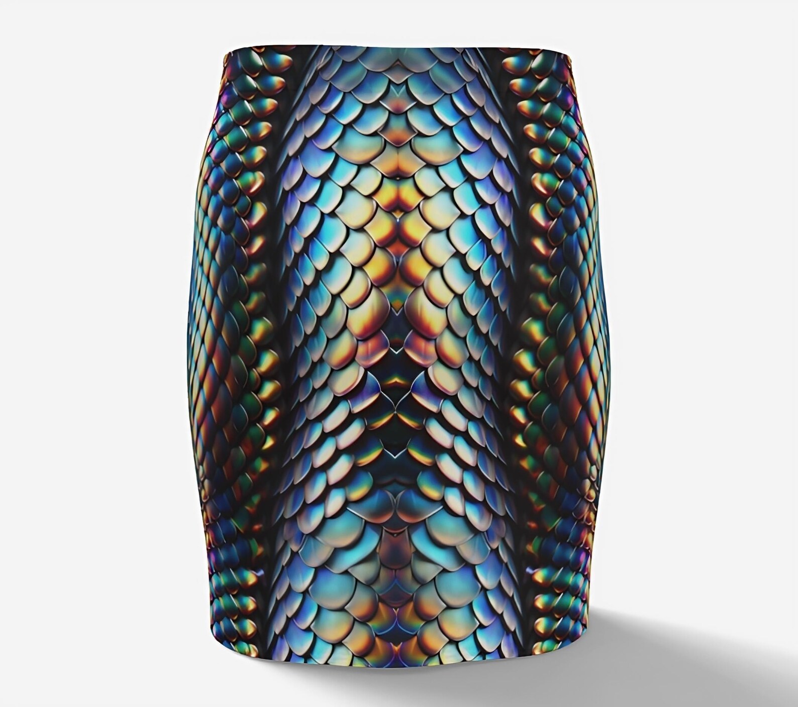 Vibrant Fitted Skirt: Body-hugging, Stretch Performance Fabric - Etsy