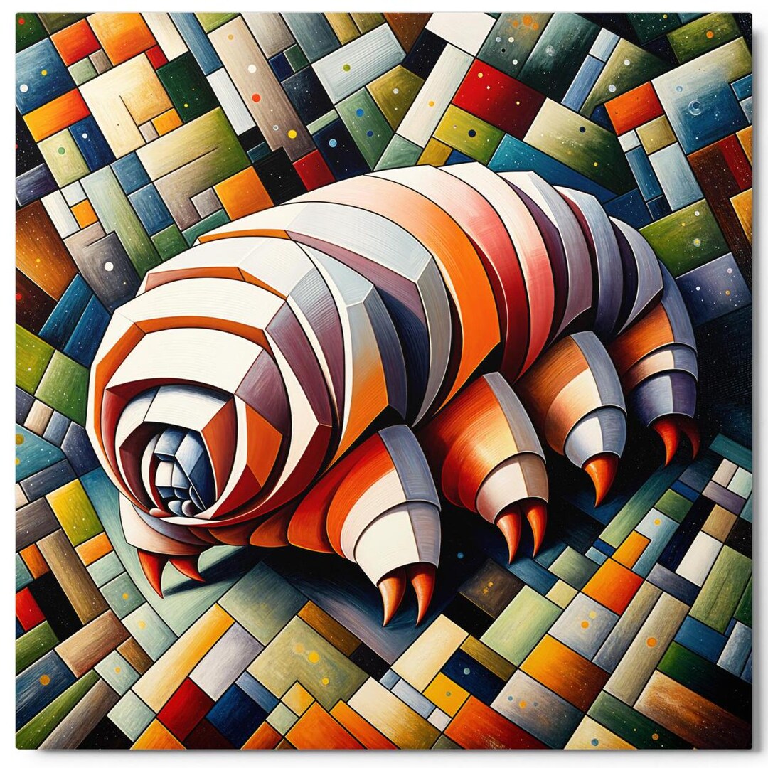 Pablo's Little Tardigrade - an Original Print by Khaos, Done in the ...