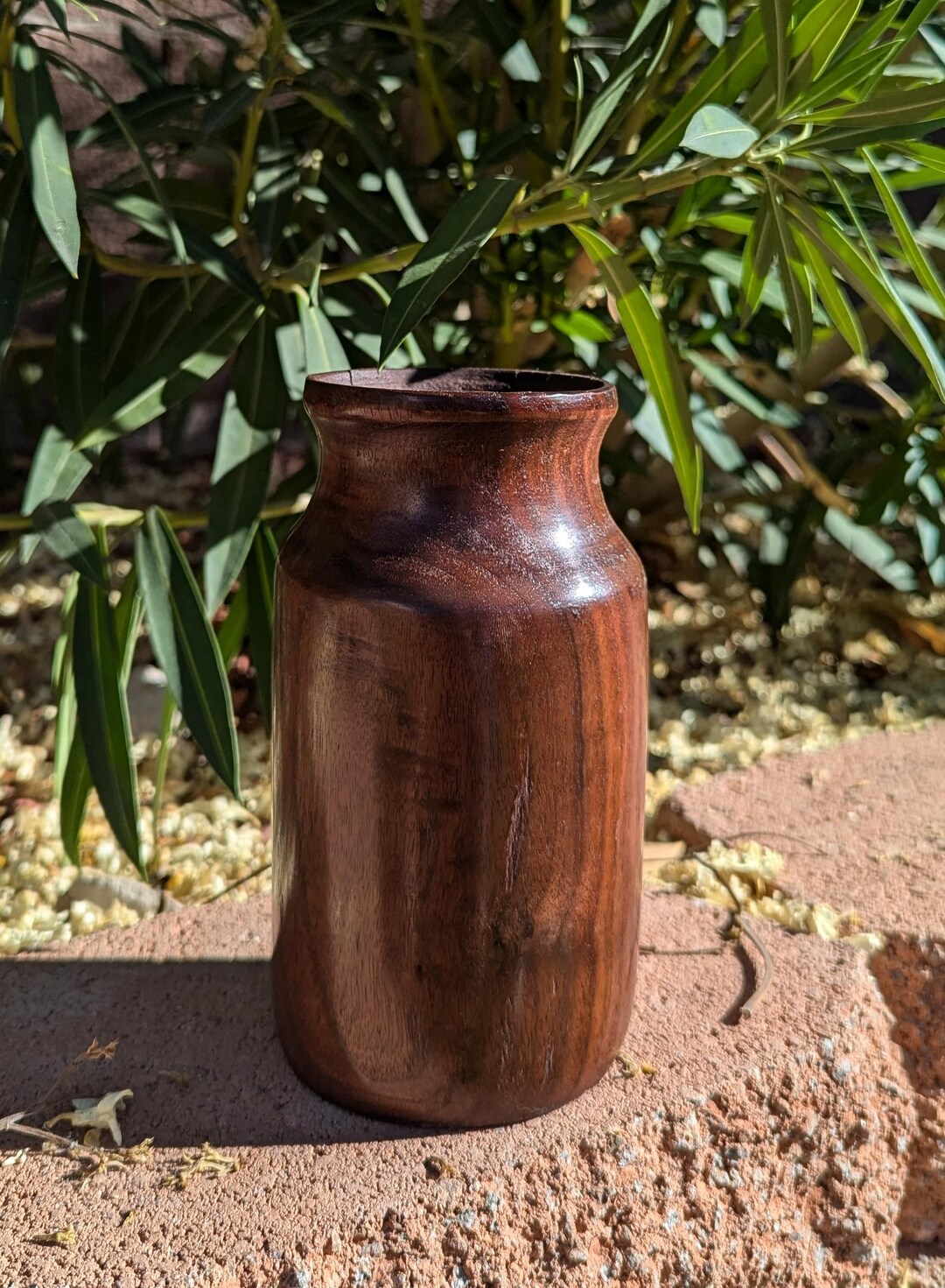 Decorative Walnut Vase - Etsy