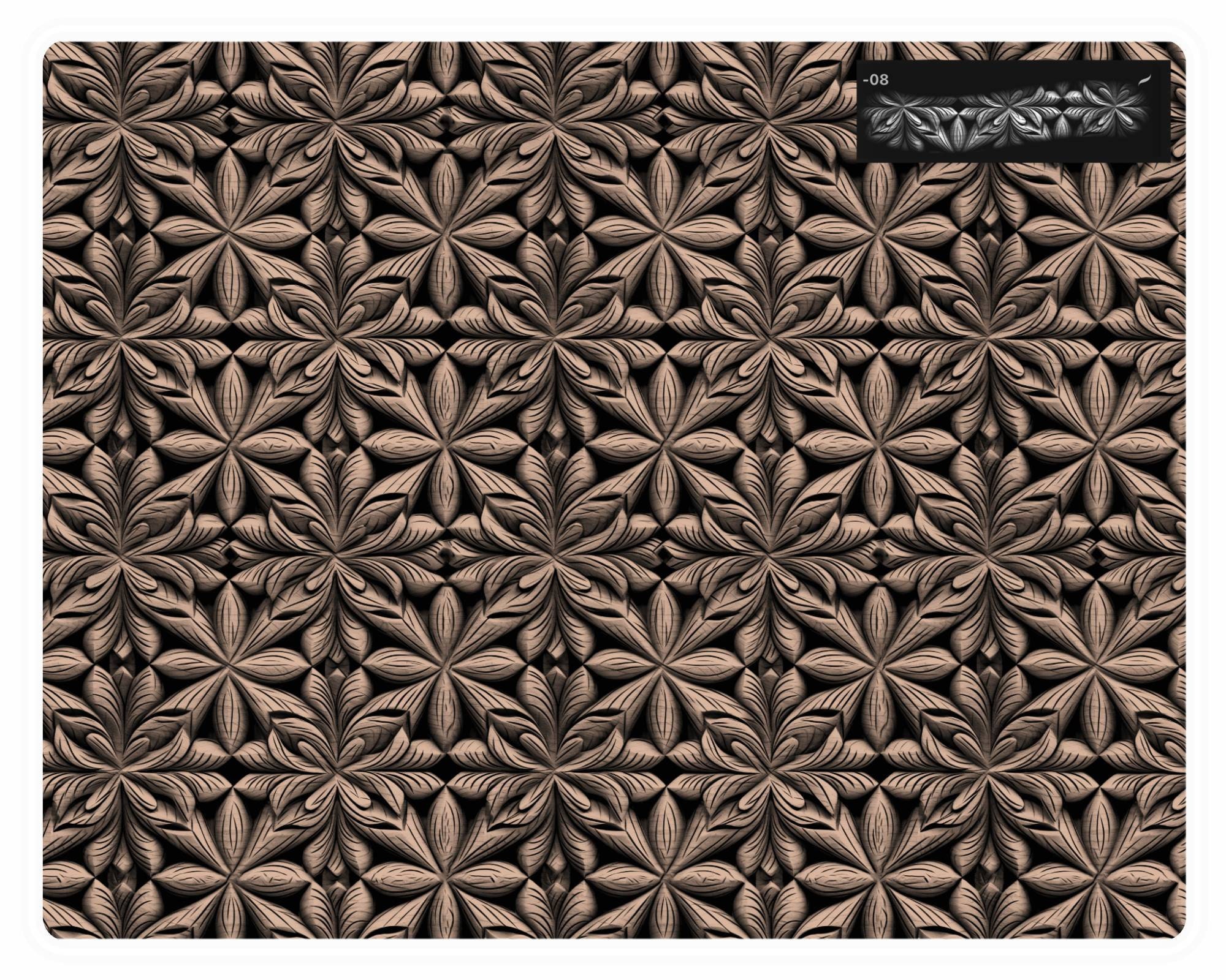 Procreate Wood Carving Texture Brushes, Wood Carving Texture for ...