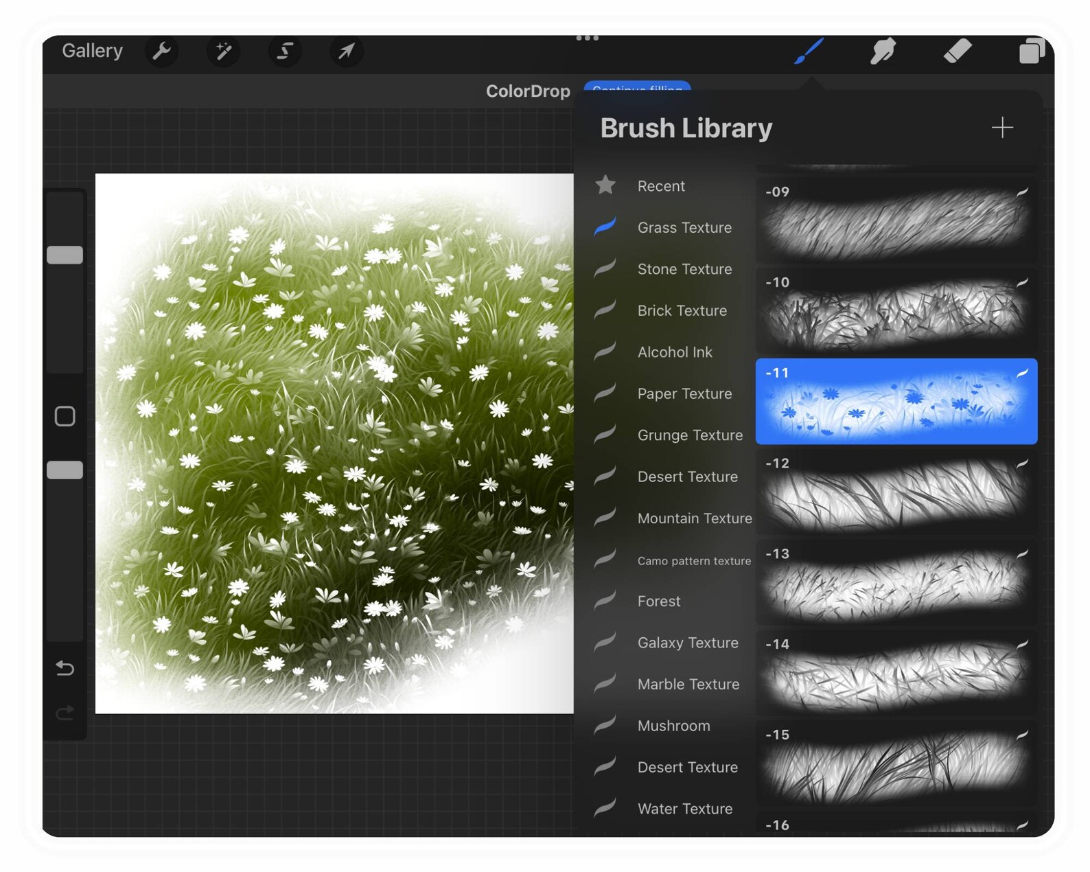 100 Procreate Grass Texture Brushes, Seamless Grass Texture for Procreate, Realistic Grass ...