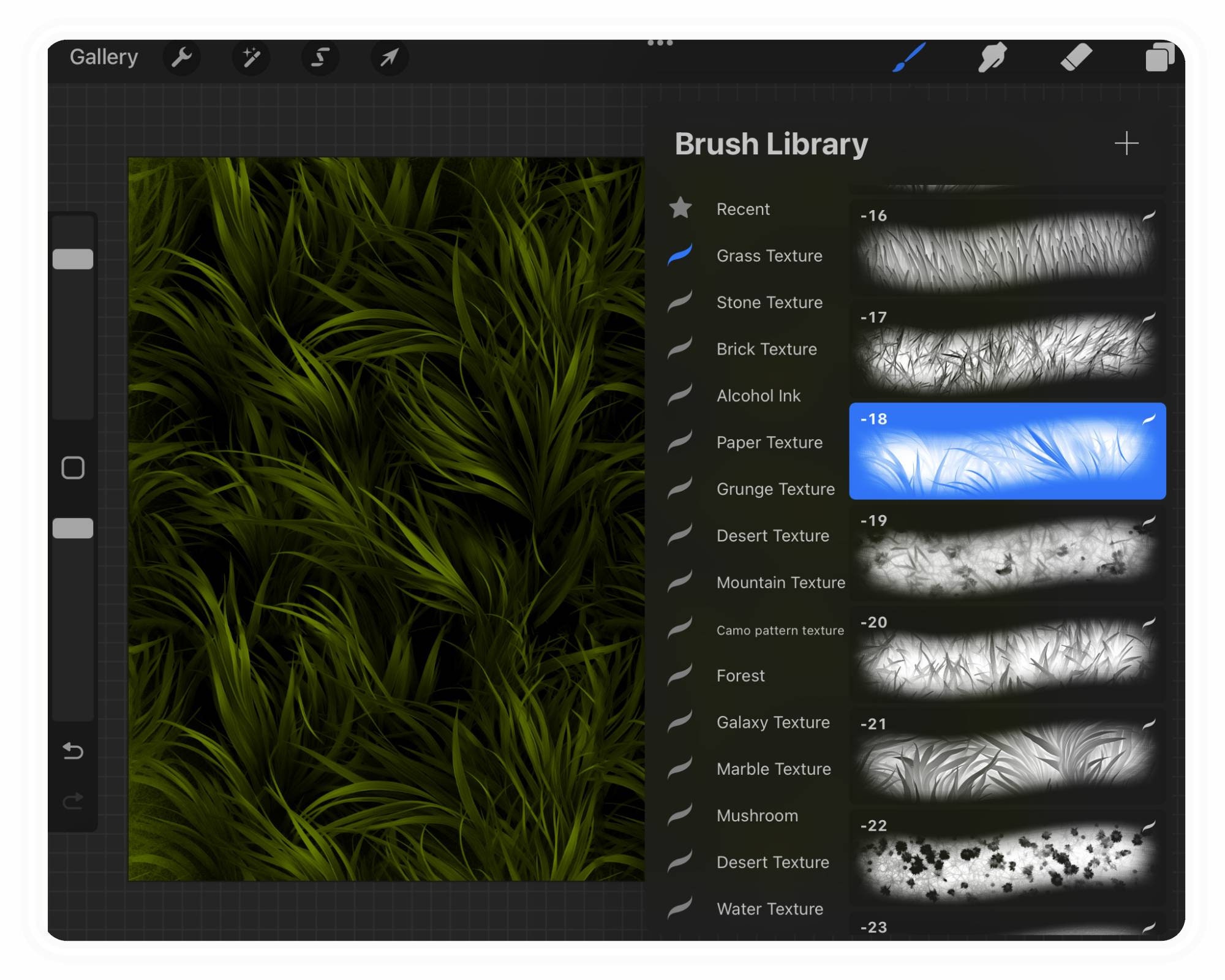 100 Procreate Grass Texture Brushes, Seamless Grass Texture for Procreate, Realistic Grass ...