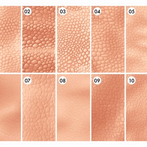 100 Realistic Human Skin Texture Brushes for Procreate (digital ...