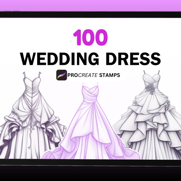 Wedding Dress Stamp - Etsy