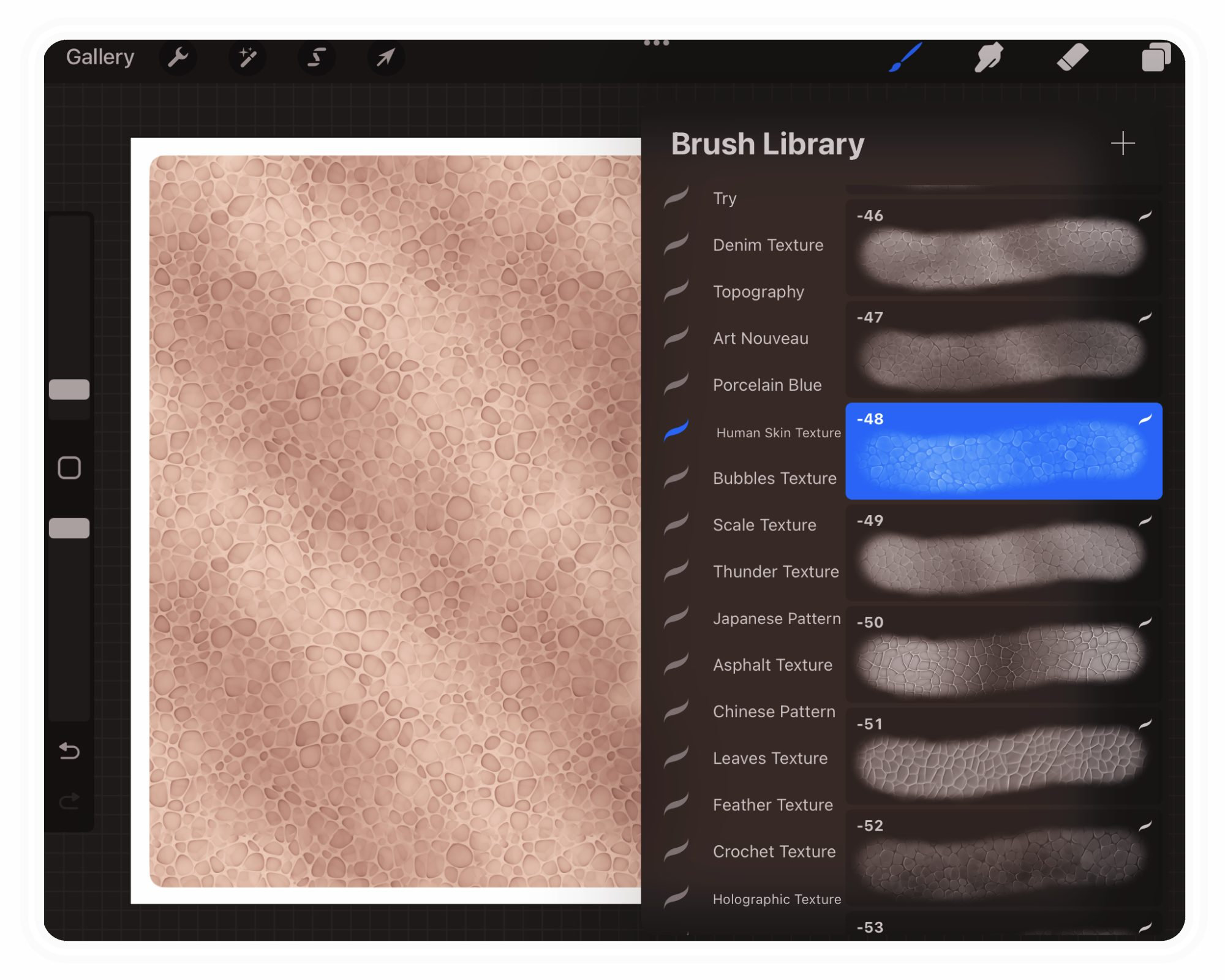 100 Procreate Human Skin Texture Brushes, Realistic Human Skin Texture, Skin Brush, Realistic ...