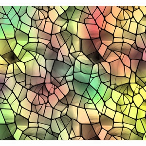 100 Procreate Stained Glass Texture Brushes – Mosaic, Geometric ...