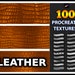 100 Procreate Leather Texture Brushes Seamless Leather - Etsy