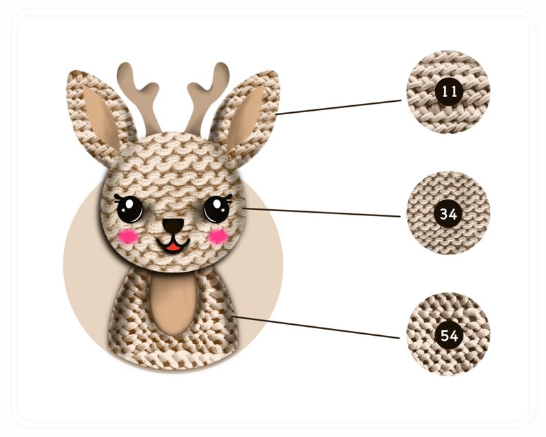 100 Procreate Crochet Texture Brushes, Fabric Texture for Procreate ...