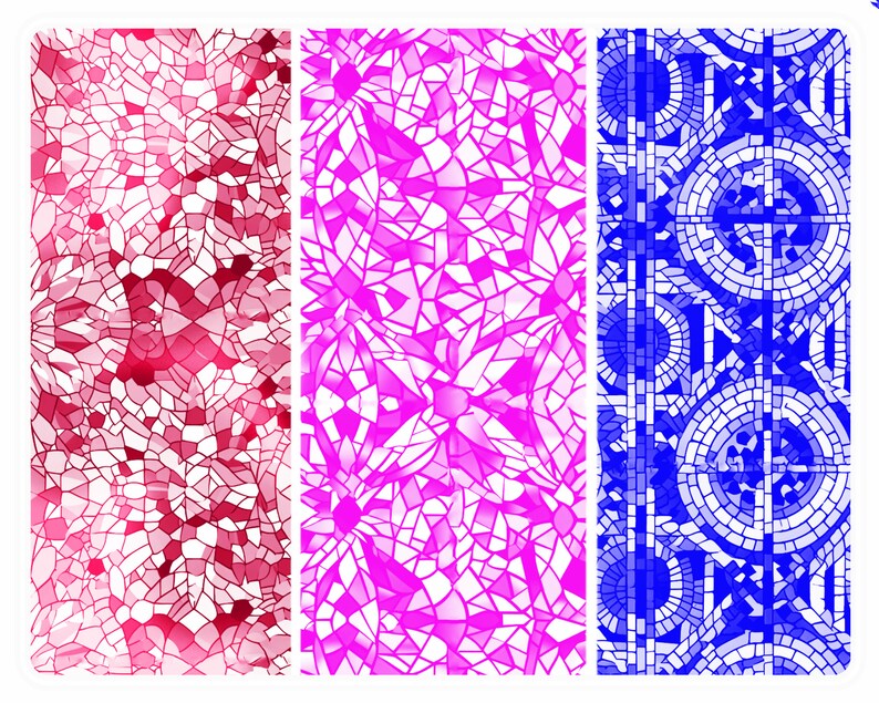 100 Procreate Mosaic Texture Brushes, Roman Mosaic Texture for Procreate, Glass Texture ...