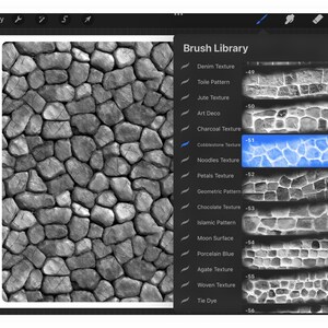 100 Procreate Cobblestone Texture Brushes: Realistic Stone Paving - Etsy