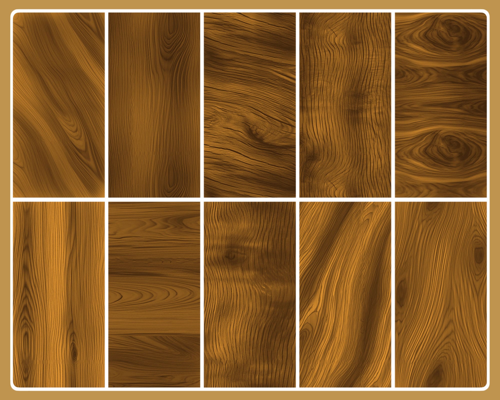 100 Wood Grain Procreate Texture Brushes, Wood Grain Texture for ...