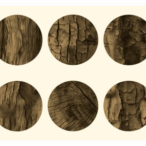 100 Procreate Bark Texture Brushes, Tree Bark Texture for Procreate ...