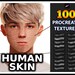 100 Procreate Human Skin Texture Brushes, Realistic Human Skin Texture ...