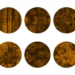 100 Procreate Rust Texture Brushes, Metal Rust Texture for Procreate ...