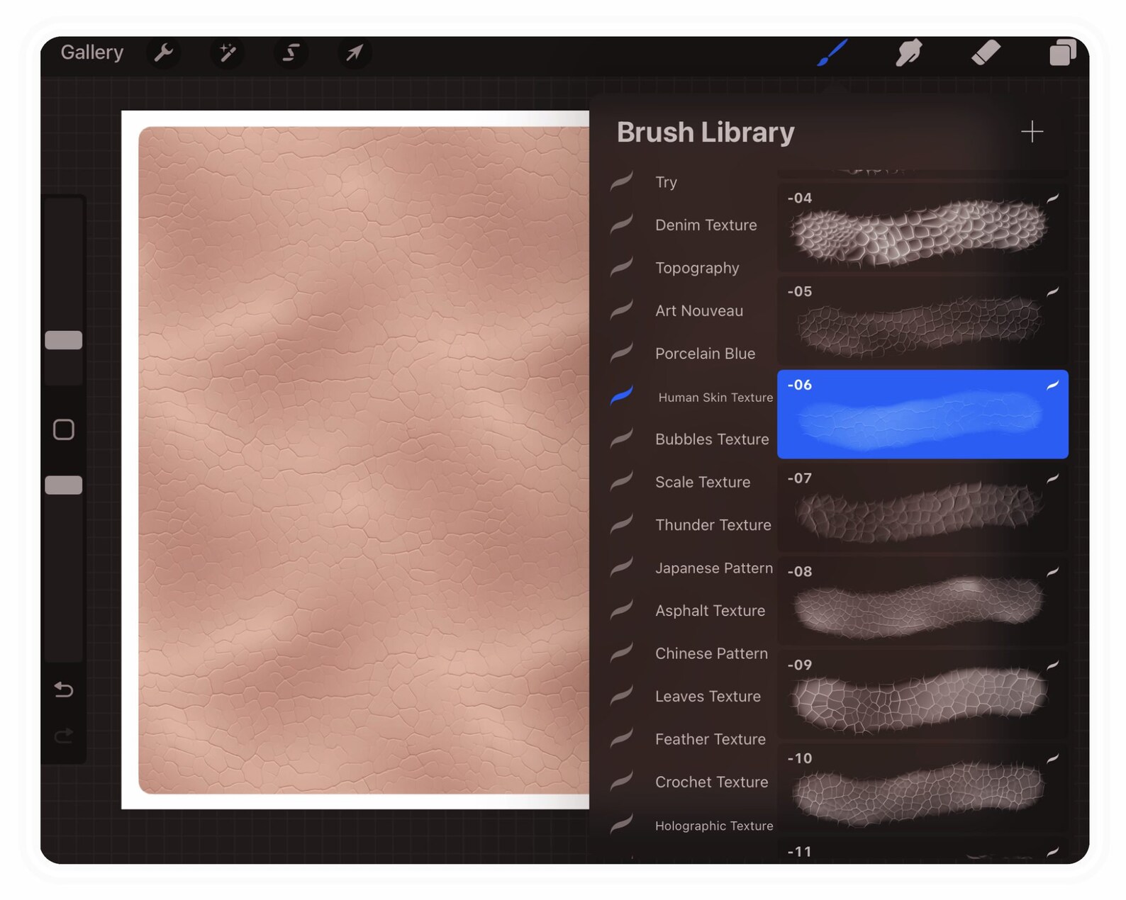 100 Procreate Human Skin Texture Brushes, Realistic Human Skin Texture ...