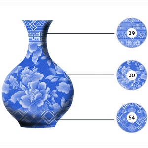 100 Procreate Chinese Pattern Brushes, Traditional China for Procreate ...